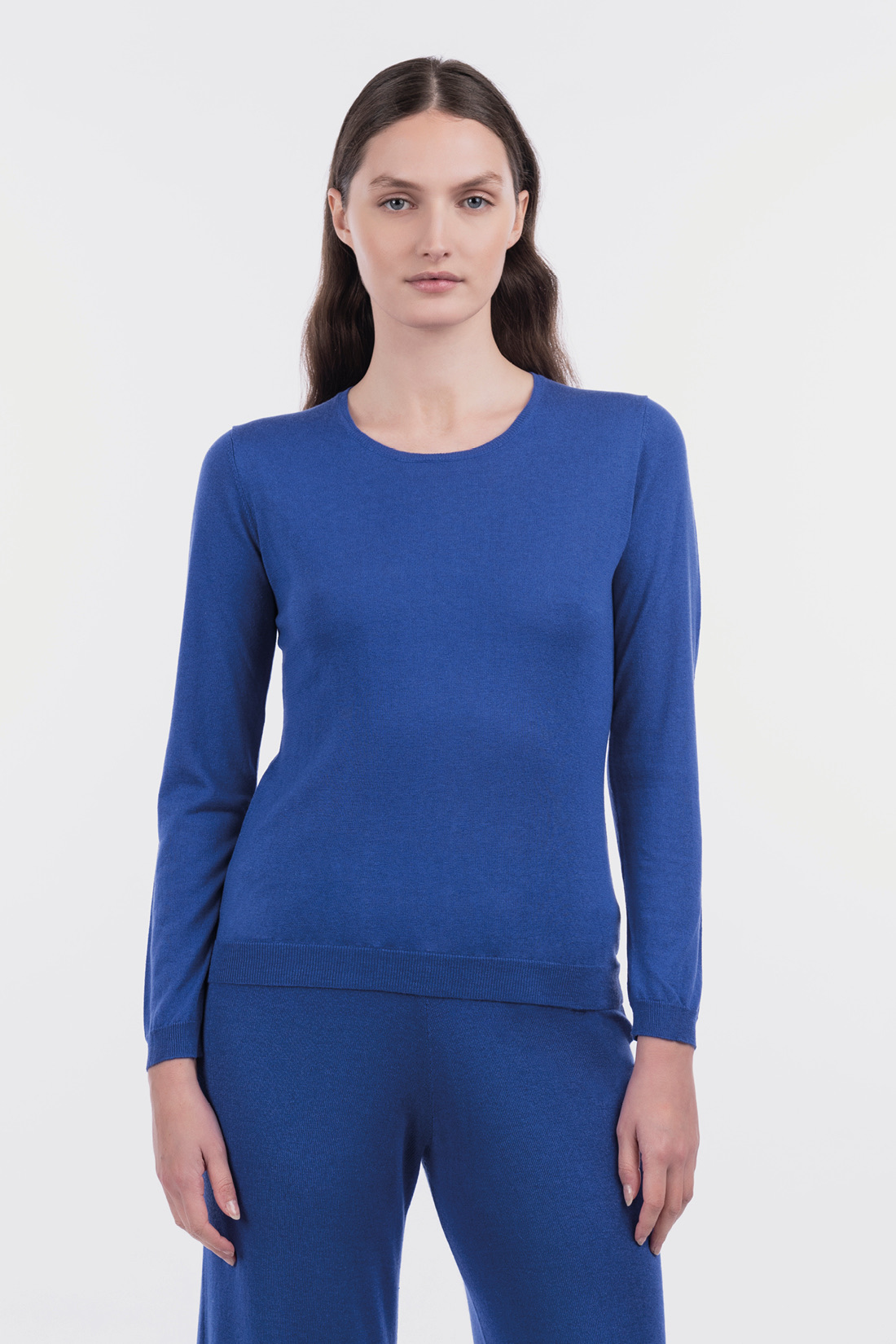 Crew neck - Silk and Cashmere - Women | Duca di San Giusto